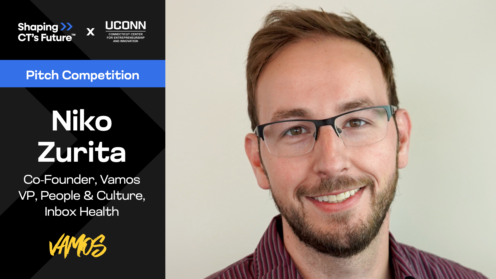 Pitch Competition: Niko Zurita, Co-Founder, Vamos + VP, People ...